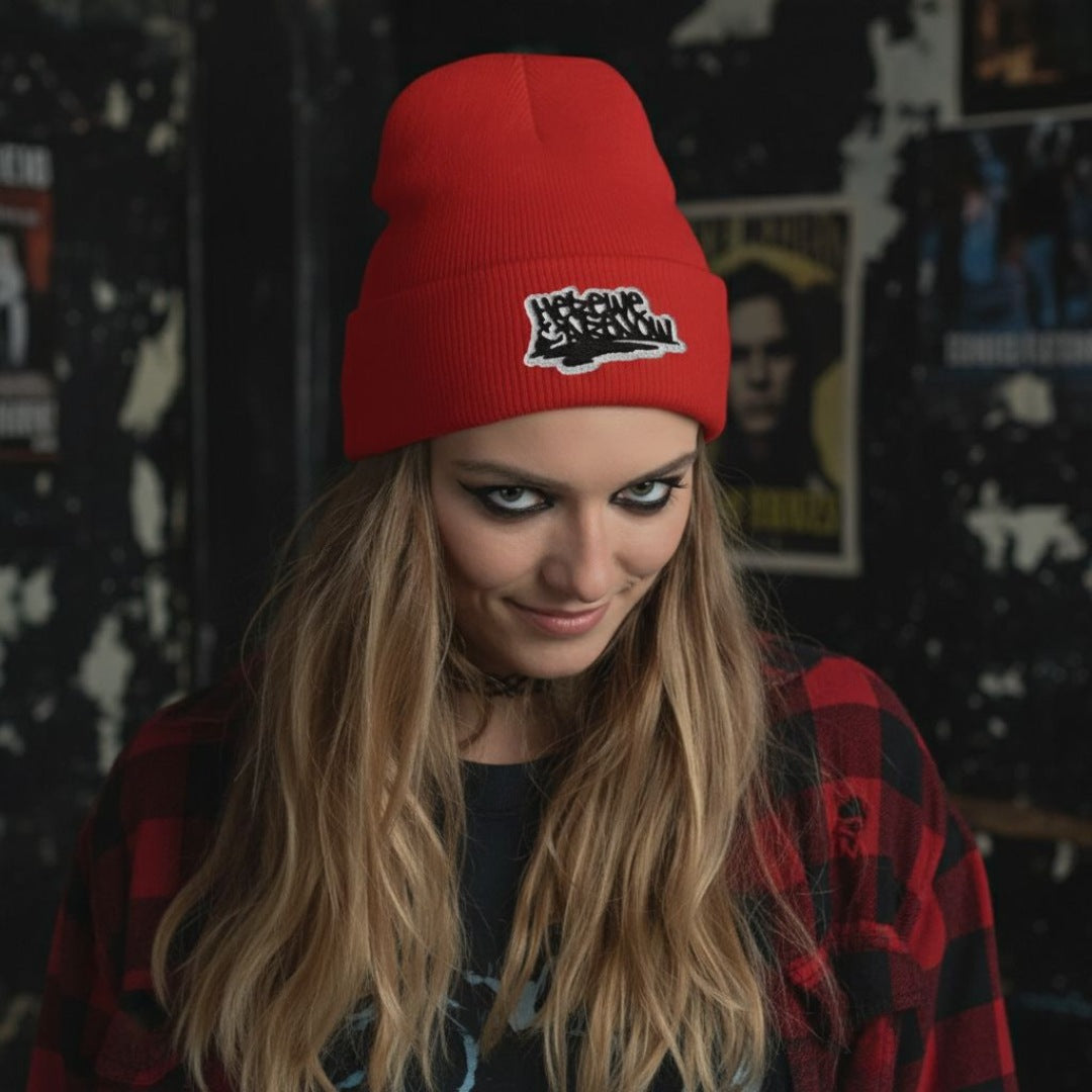 Hats with alt designs - Embroidered Beanies, Caps – Sadie Hollow Shop